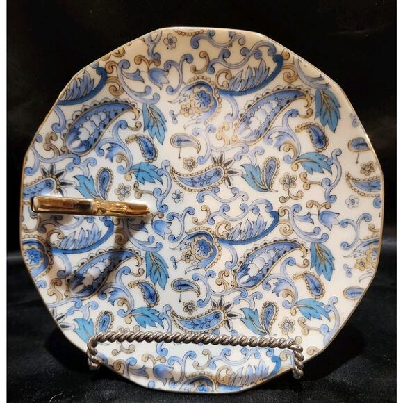 Lefton | Dining | Lefton Handpainted China Lemon Wedge Dish Blue ...